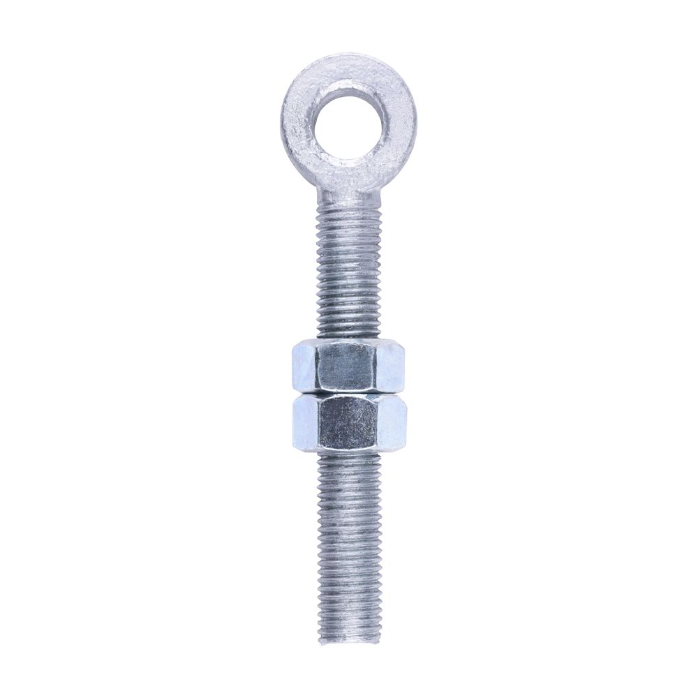 Adjustable Gate Hinge Eye with Nuts Hot Dipped Galvanised - M19 x 150 ...